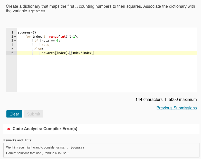 Solved Create a dictionary that maps the first n counting | Chegg.com