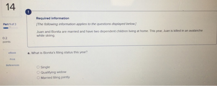 Solved 14 Required information The following information | Chegg.com