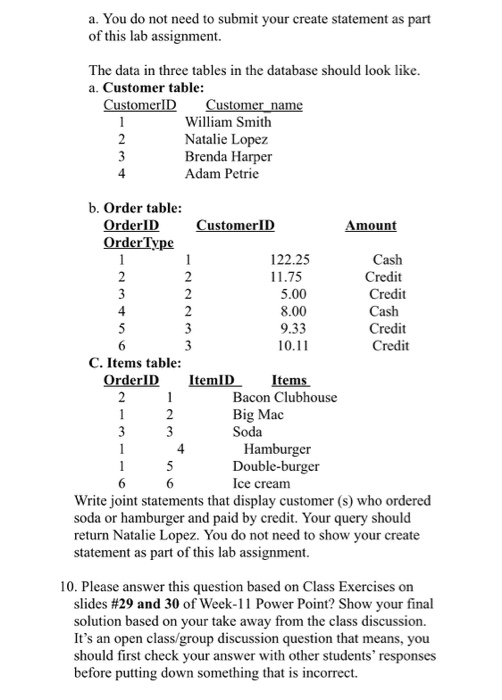 Solved 1. Write a Cartesian product or Cross Join SQL | Chegg.com