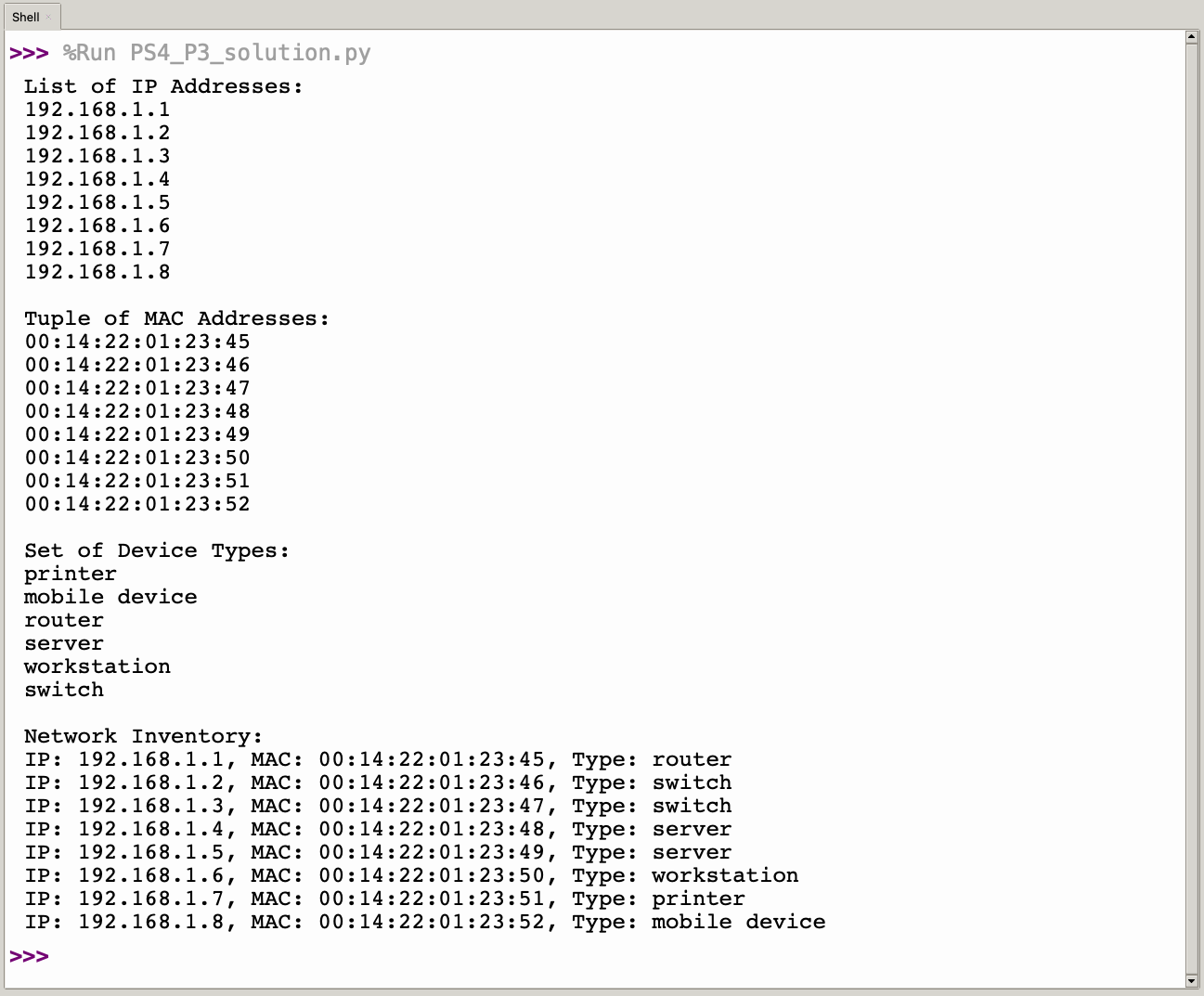 Solved Write a Python program that assists you in managing a | Chegg.com