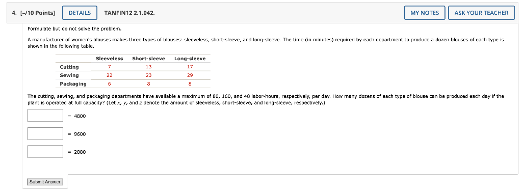 Solved Formulate but do not solve the problem. shown in the | Chegg.com