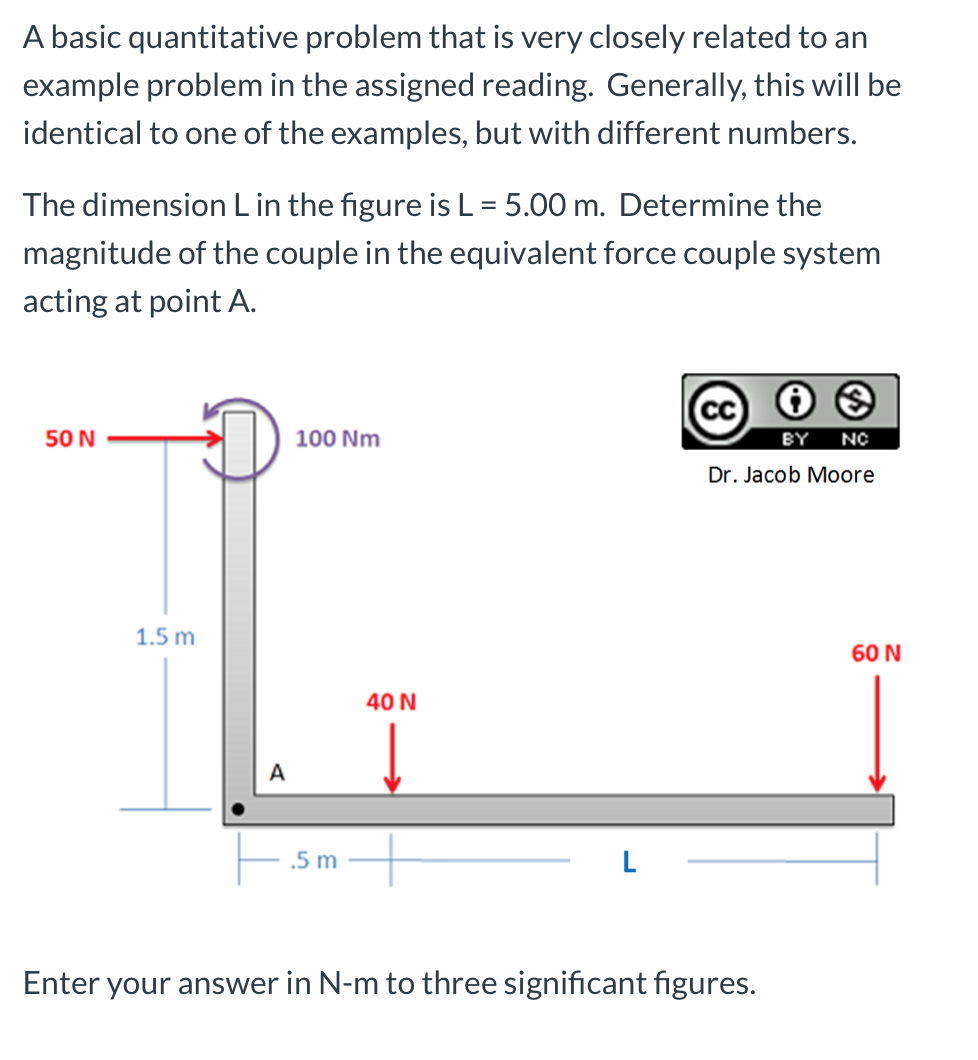 Solved A basic quantitative problem that is very closely | Chegg.com