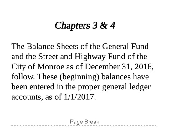 Solved Chapters 3 & 4 The Balance Sheets of the General Fund | Chegg.com