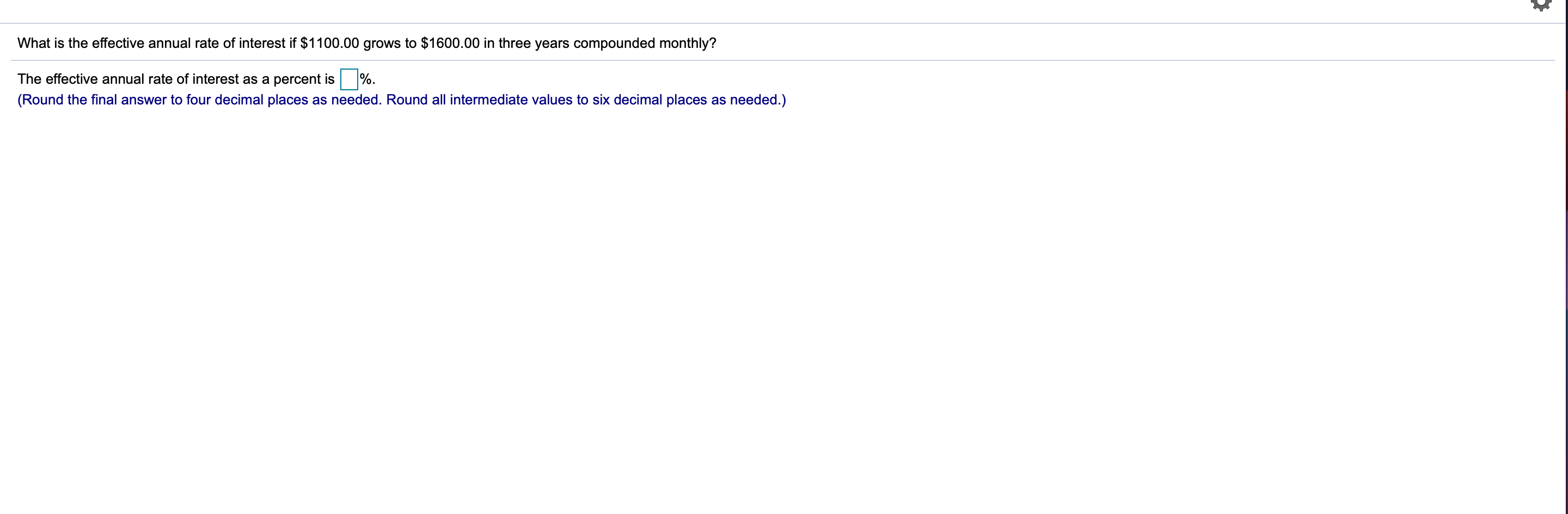 Solved What is the effective annual rate of interest if | Chegg.com