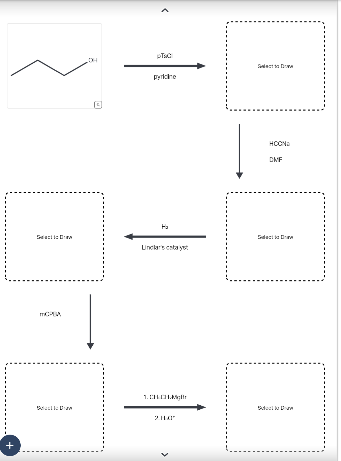 Solved Draw the missing products or reagents in the | Chegg.com
