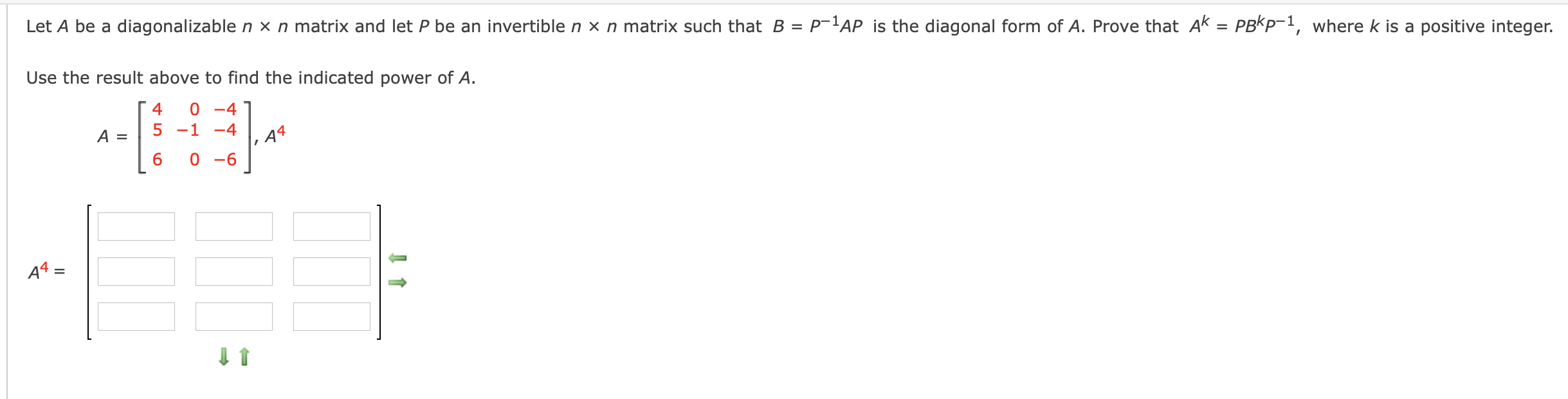 Solved Let A be a diagonalizable n x n matrix and let P be | Chegg.com
