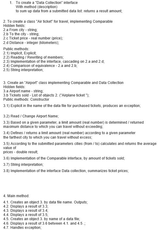 1. To create a "Data Collection" interface With | Chegg.com