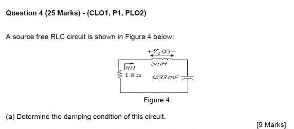 Solved Question 4 (25 Marks) - (CL01, P1, PLO2) A source | Chegg.com