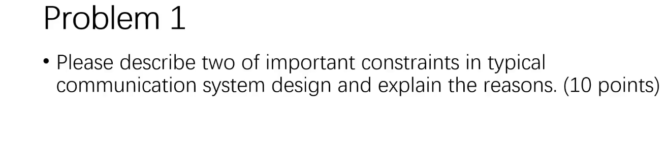 Solved Problem 1 • Please describe two of important | Chegg.com