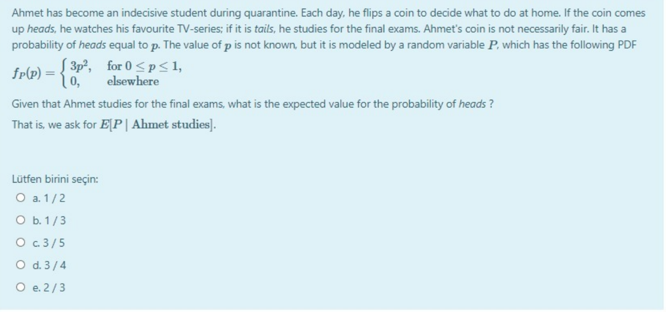 Solved correct answer is not 3/4do not copy other answers | Chegg.com