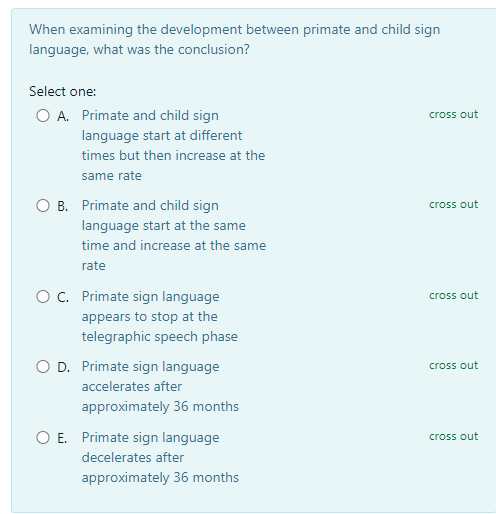 Solved When examining the development between primate and | Chegg.com