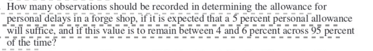 Solved How many observations should be recorded in | Chegg.com