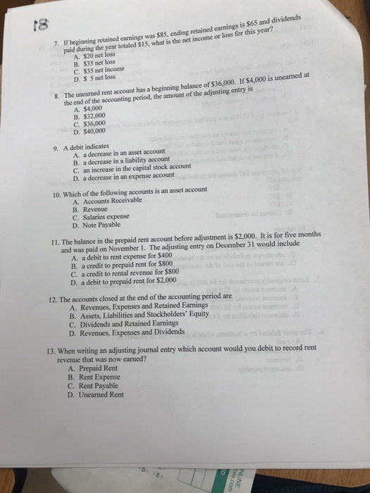 Solved Multiple Choice 1. Net income is the difference | Chegg.com