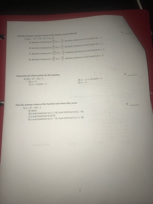 Solved Write your answer in the space provided or on a | Chegg.com