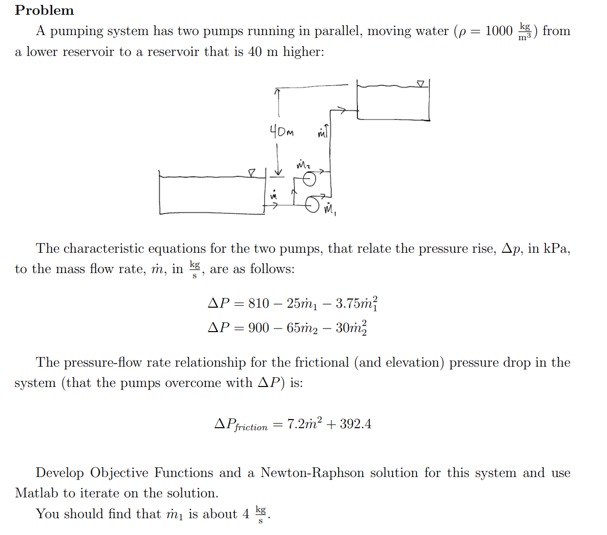 Solved Fluid Design problem solve by using newton raphson | Chegg.com Solved Fluid Design problem solve by using newton raphson | Chegg.com