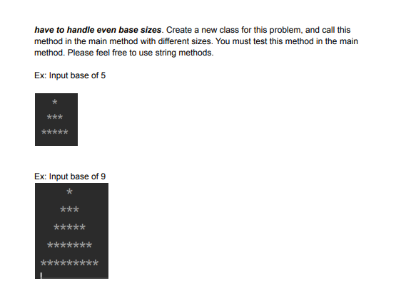 Solved Pattern menu Create a menu-based program to generate | Chegg.com