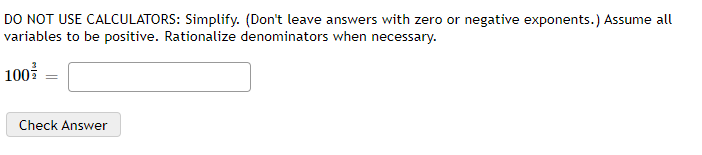 Solved DO NOT USE CALCULATORS: Simplify. (Don't leave | Chegg.com