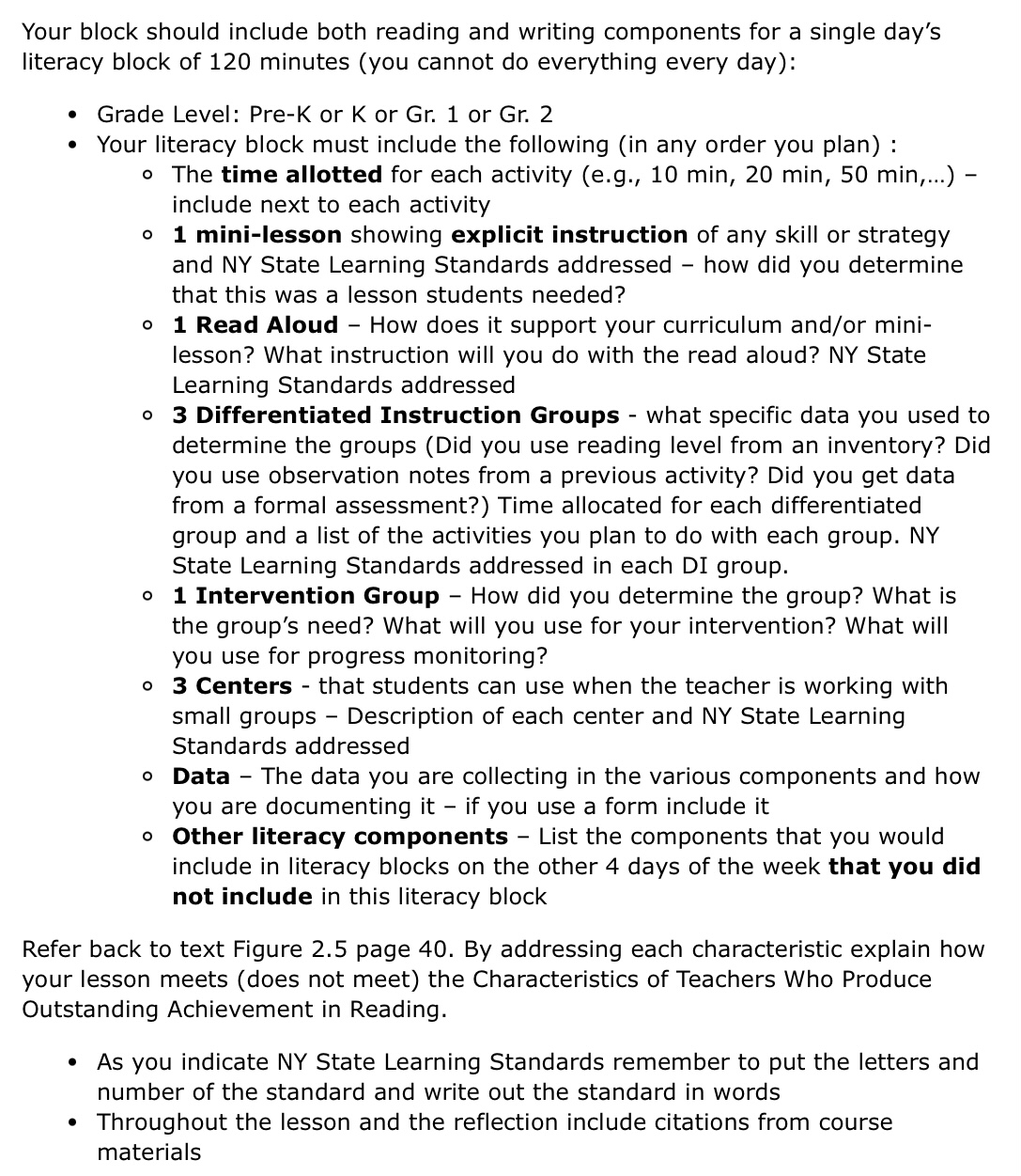 Solved Your block should include both reading and writing | Chegg.com