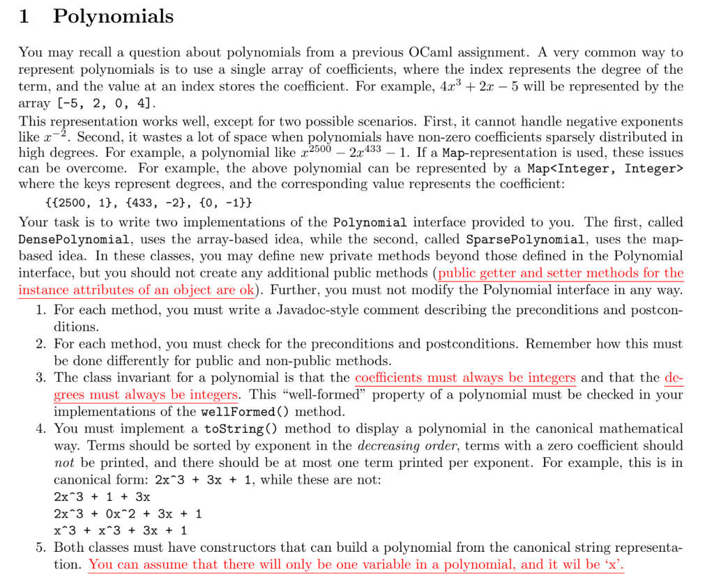Solved Java Programming homework public interface | Chegg.com