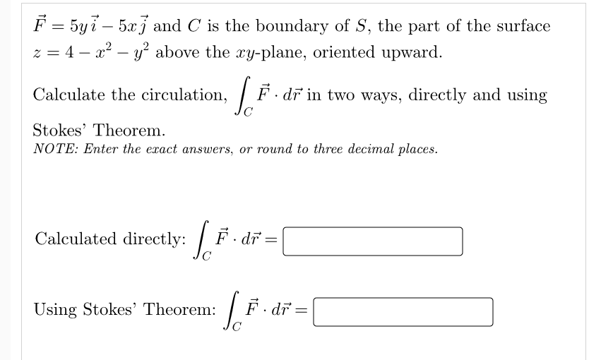 Solved F = 5yi 5x and C is the boundary of S, the part of | Chegg.com