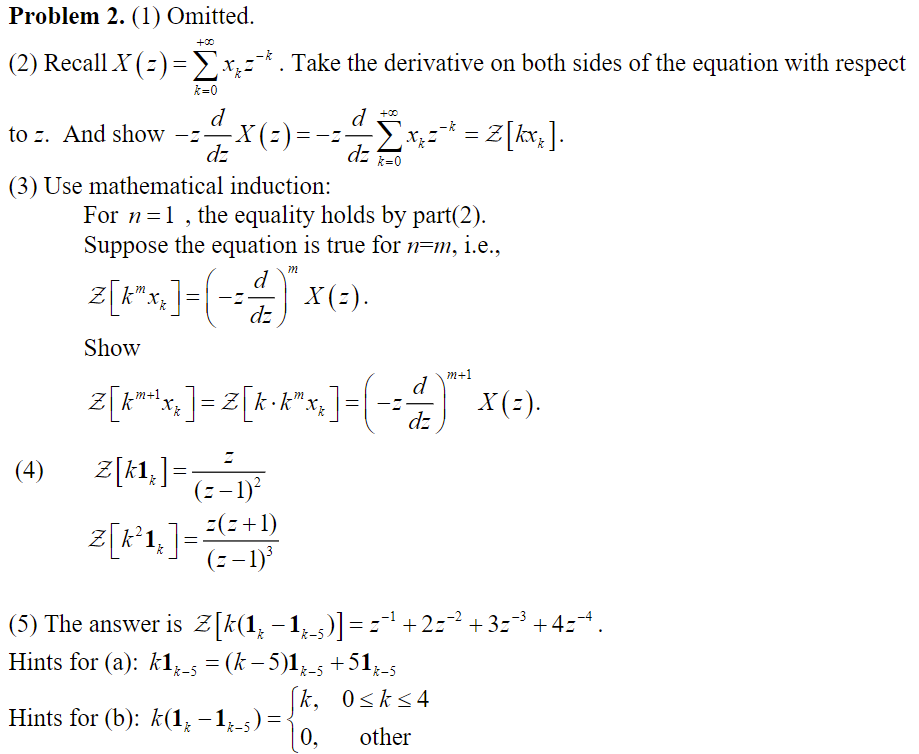 Solved or Problem 2. Answer the following questions. (1) By | Chegg.com
