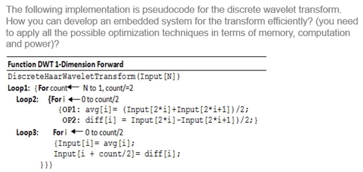 The following implementation is pseudocode for the | Chegg.com