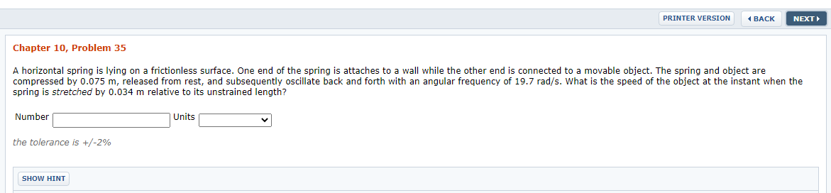 Solved PRINTER VERSION 4 BACK NEXT Chapter 10, Problem 08 A | Chegg.com