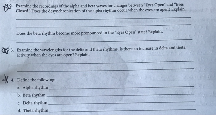 Solved Examine the recordings of the alpha and beta waves | Chegg.com