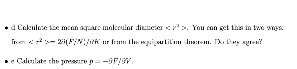 Solved 2. The classical, noninteracting, diatomic gas. | Chegg.com