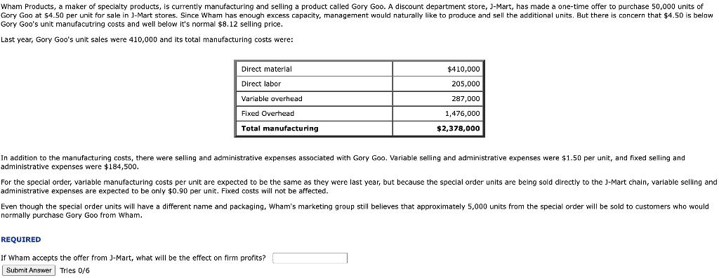 Solved Sory Goo's unit manufacutring costs and well below | Chegg.com Solved Sory Goo's unit manufacutring costs and well below | Chegg.com