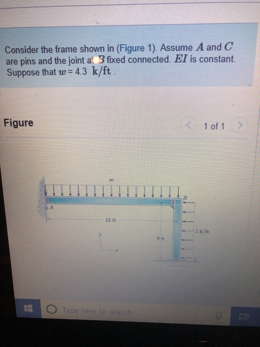 Solved Problem 10.13 Part A Consider the frame shown in | Chegg.com