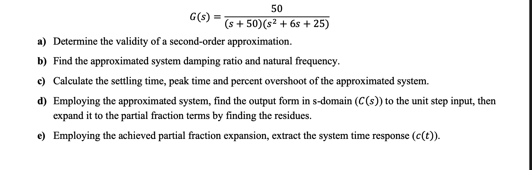 Solved a) Determine the validity of a second-order | Chegg.com