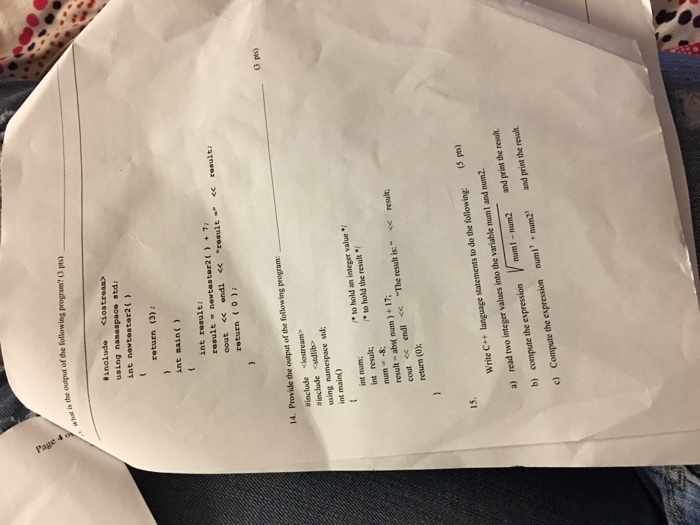 Solved write three declaration statements (with /without | Chegg.com