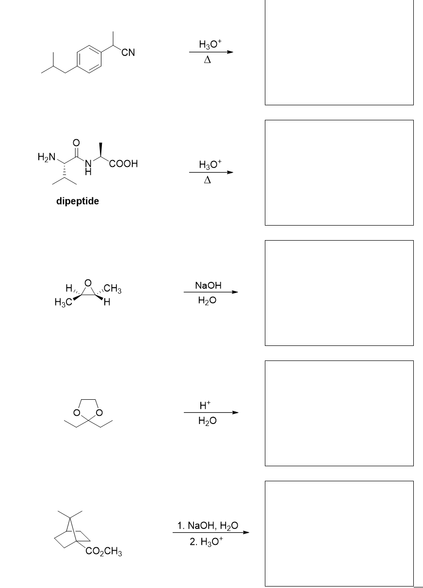 Solved H30+ O HẠN | | COOH H30+ dipeptide HOCHZ H2CH NaOH | Chegg.com