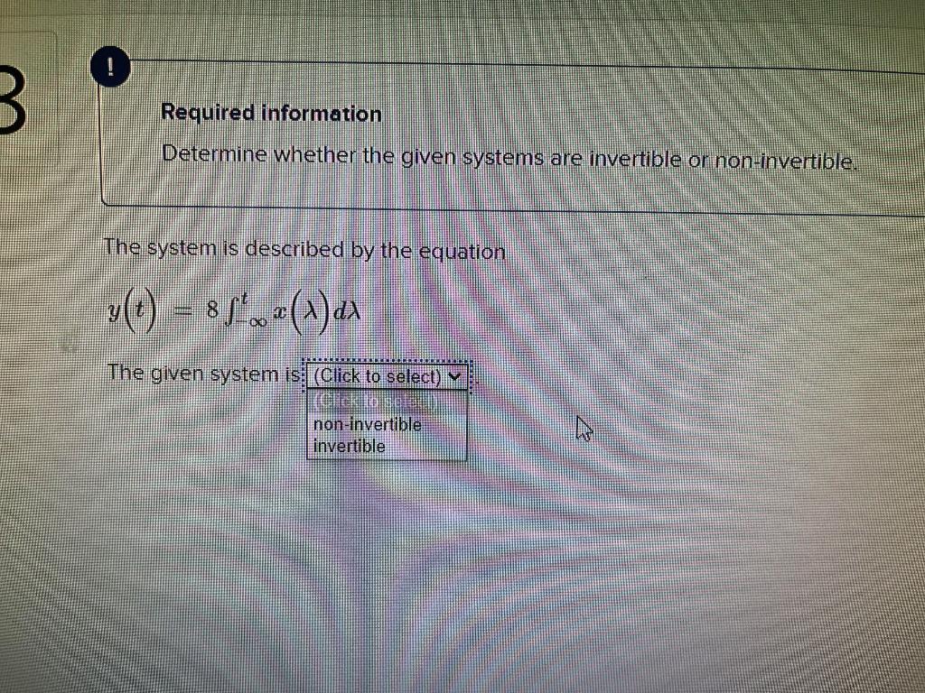 Solved B Required Information Determine Whether The Given 