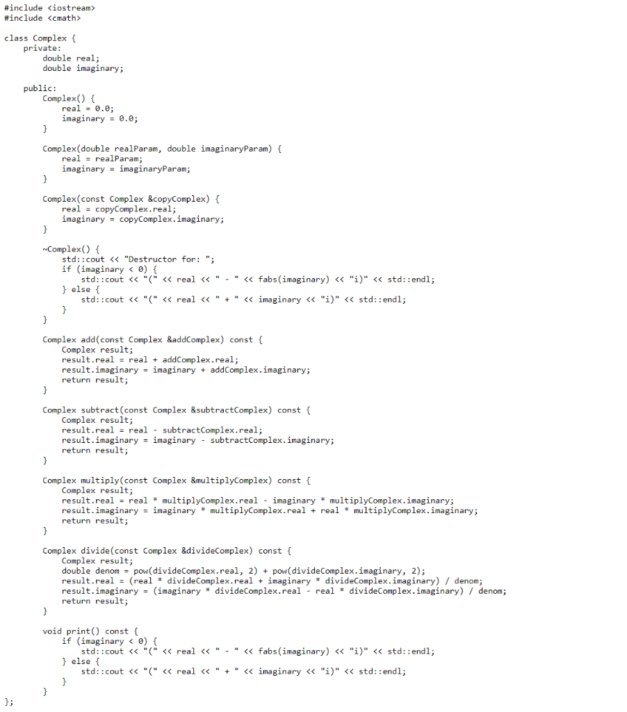 Solved Assignment 20∼ jective - Build off of the Complex | Chegg.com