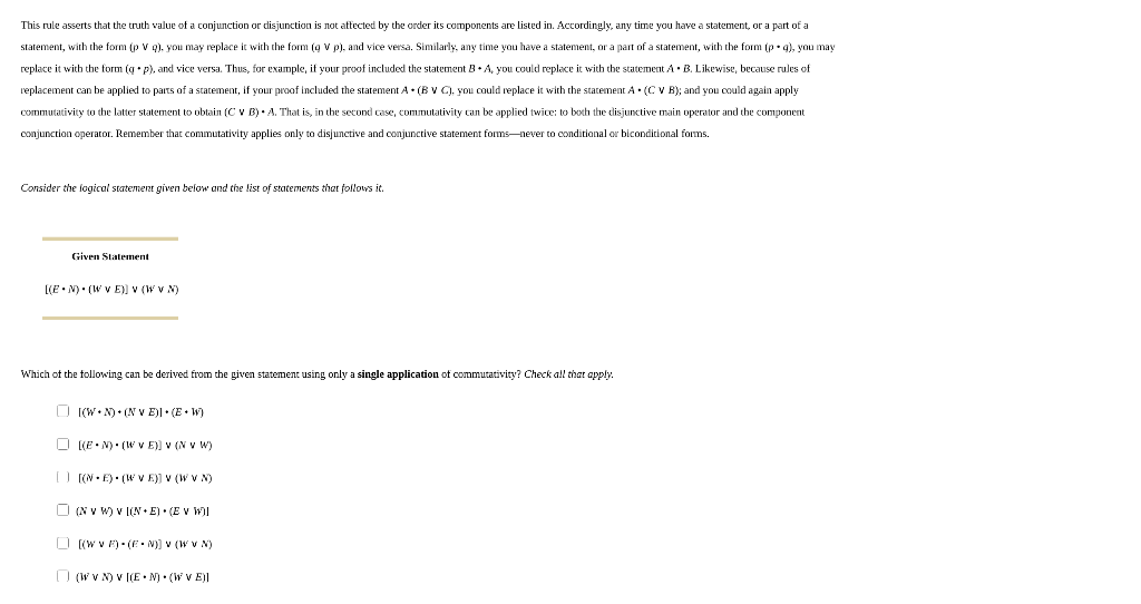Solved 2. Rules of Replacement - Commutativity (Com) Whereas | Chegg.com Solved 2. Rules of Replacement - Commutativity (Com) Whereas | Chegg.com