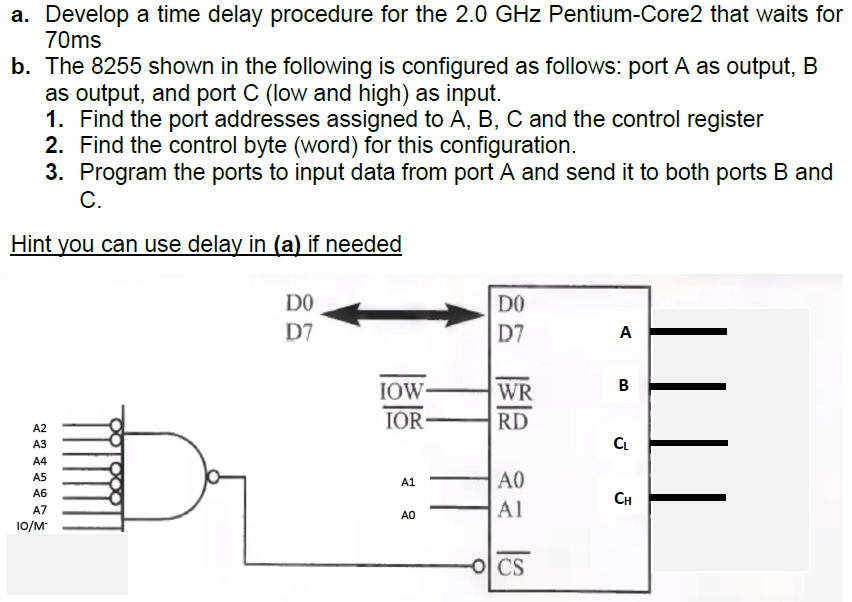 Solved a. ﻿Develop a time delay procedure for the 2.0GHz | Chegg.com