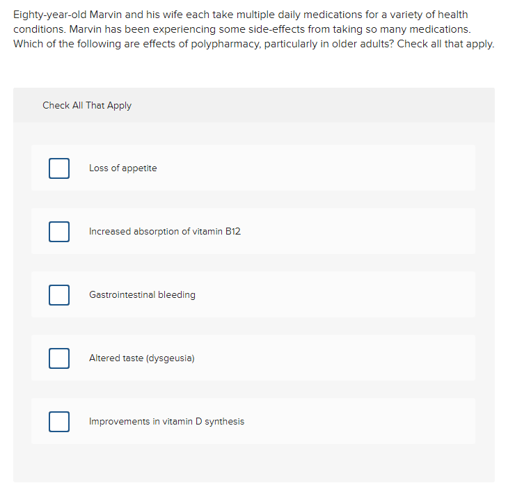 Solved SELECT ALL THAT APPLY SELECT ALL THAT APPLY SELECT | Chegg.com