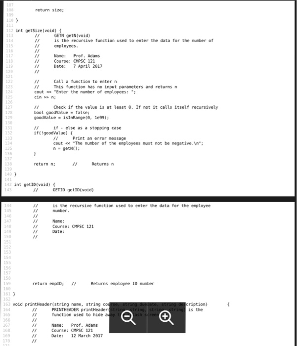 Solved Objective Parallel Arrays Project This is a variation | Chegg.com