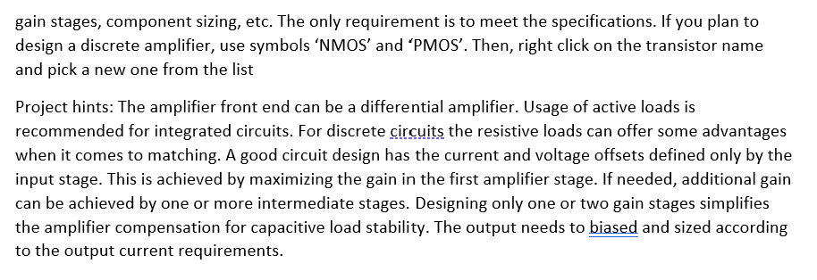 Design a differential input, single-ended output | Chegg.com
