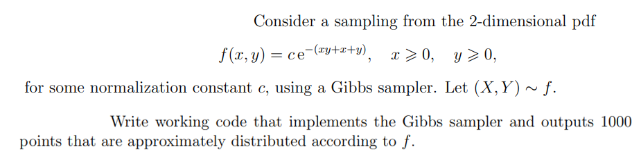 Solved Consider a sampling from the 2-dimensional pdf | Chegg.com
