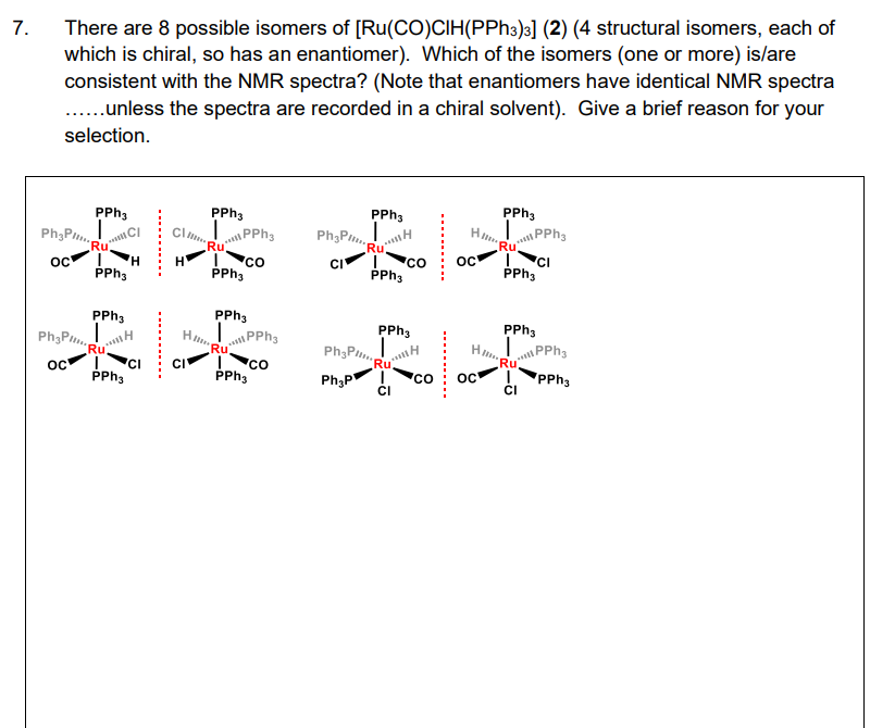 Solved There are 8 ﻿possible isomers of structural isomers, | Chegg.com