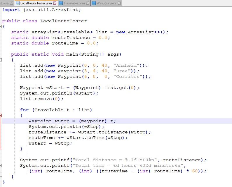 Lab 12 - PointOfInterest Class and Demo Application | Chegg.com