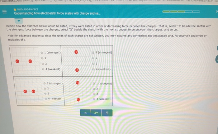 Solved 0 MATH AND PHYSICS understanding how electrostatic | Chegg.com