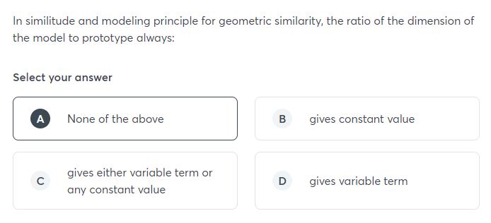 Solved In similitude and modeling principle for geometric | Chegg.com