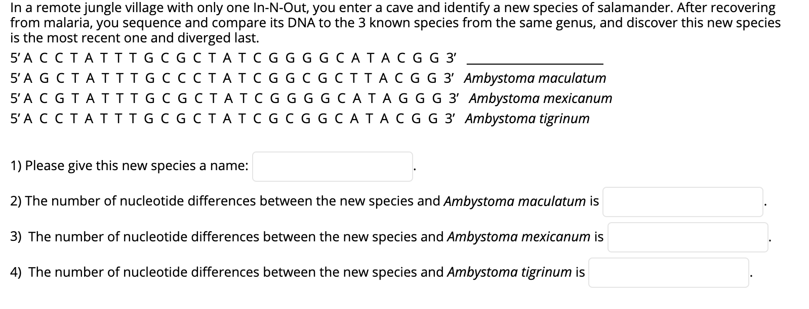 Solved In a remote jungle village with only one In-N-Out, | Chegg.com