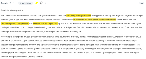 Solved VIETNAM - The State Bank of Vietnam (SBV) is expected | Chegg.com