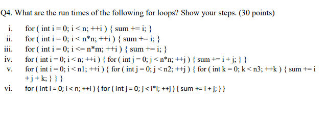 Solved Q5. What is the run time of the following function | Chegg.com