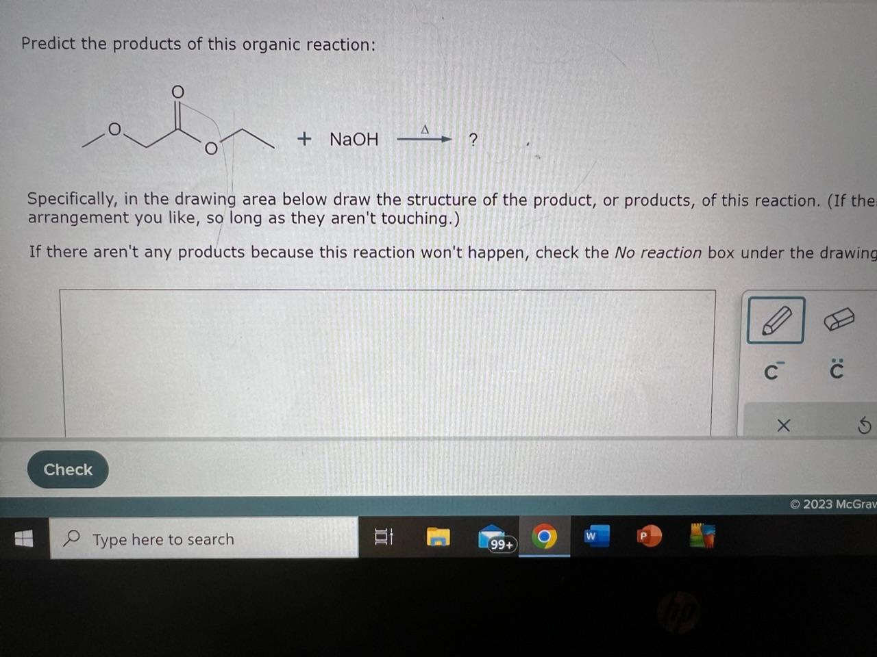 Solved Predict the products of this organic reaction: | Chegg.com